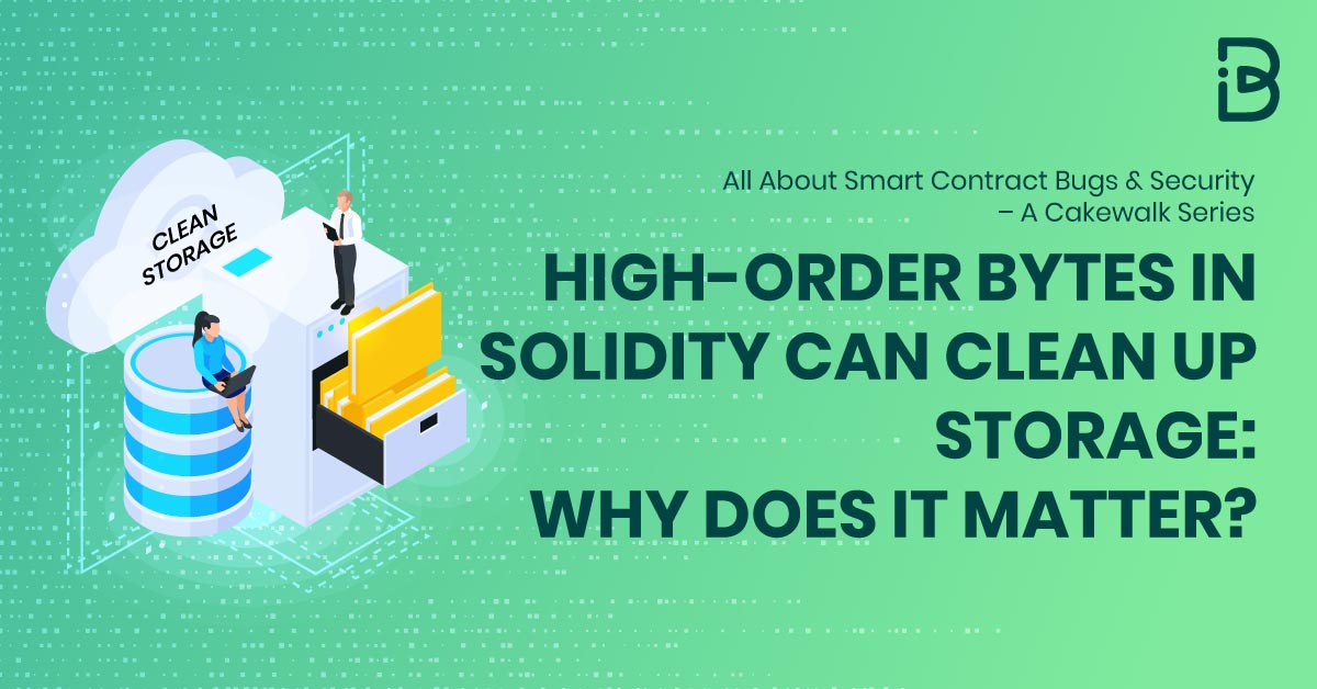 High-order bytes can clean up storage in Solidity? Does it matter?