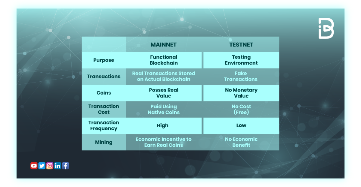 Mainnet Vs Testnet: What's the Difference?
