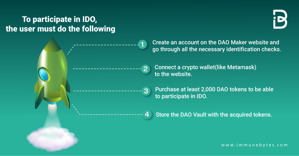 How to Launch a Web3 Project’s IDO on DAO Maker – ImmuneBytes